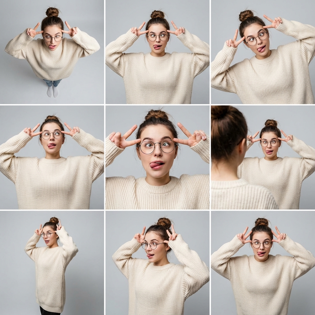 Generate 3×3 Photo Grid