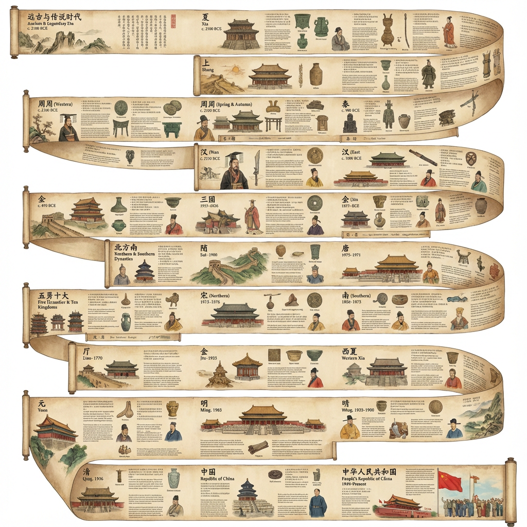 Timeline of Chinese Dynasties